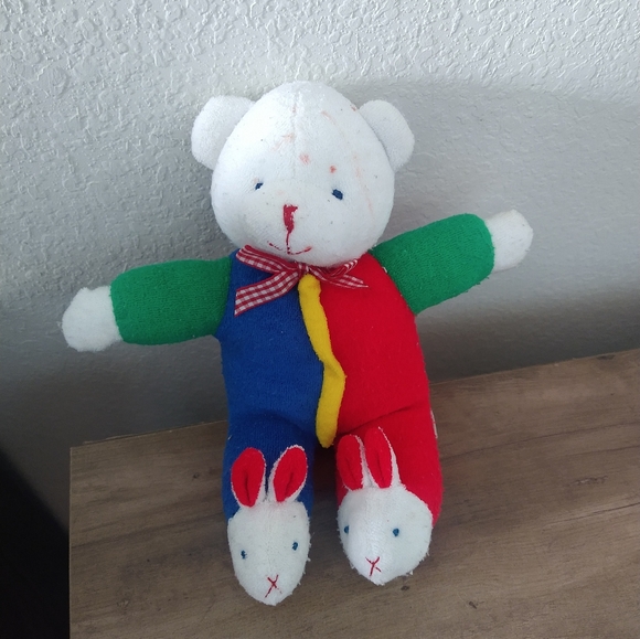 Soft Dreams | Toys | Vintage Soft Dreams Terry Cloth Rattle Teddy Bear ...